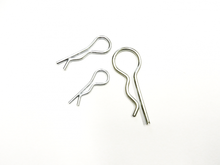 Single Coil & Double Coil Retaining Pins (R Clips) - Caleb Components ...